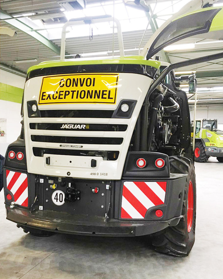 "Convoi Exceptionnel" als Schild / Magnetfolie / Aufkleber